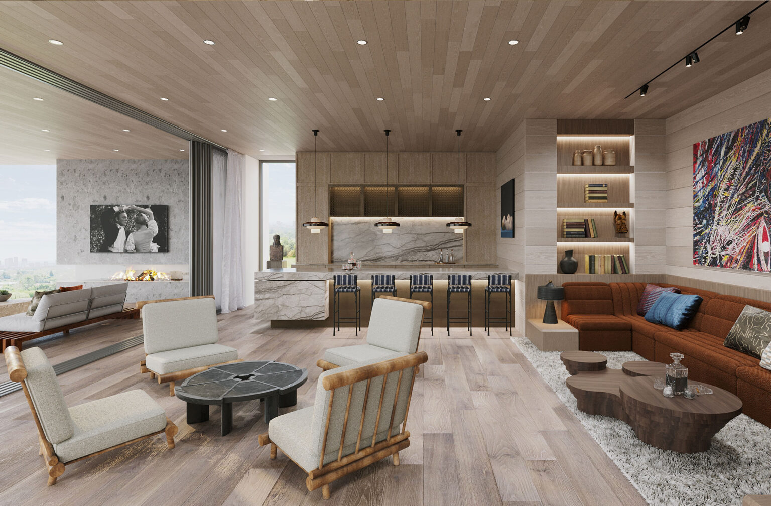 Modern Hillside Retreat - Annette English + Associates